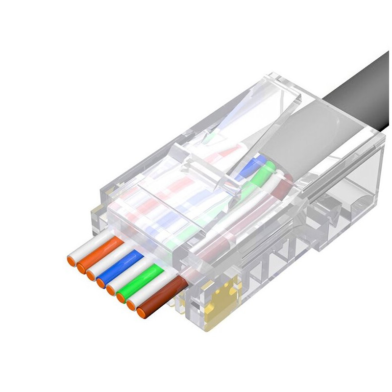 ΒΥΣΜΑ RJ45 UTP CAT.5E PASS THROUGH DCS-UTP-RJ45-CAT5E